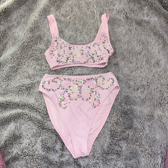 ASOS | Swim | Sequin Pearl 2 Piece Swim Suite | Poshmark